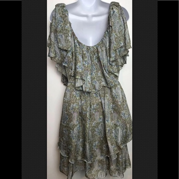 Ryu | Dresses | Ryu Dress Ruffle Boho Romantic Sleeveless Tiered | Poshmark